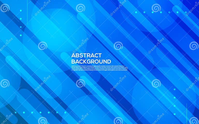 Abstract Blue Light Modern Geometric Dynamic Round Shape Background ...