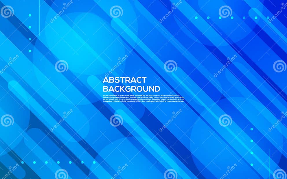 Abstract Blue Light Modern Geometric Dynamic Round Shape Background ...
