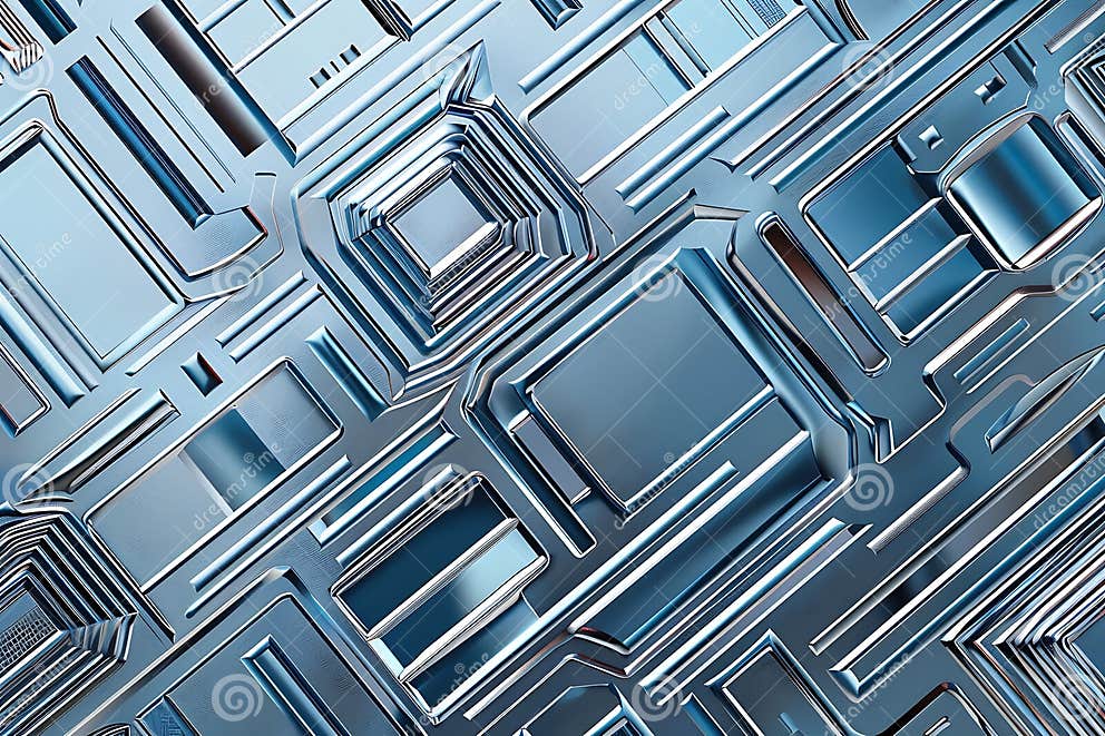 Abstract Blue Light Pattern for Dynamic Visual Impact Stock ...