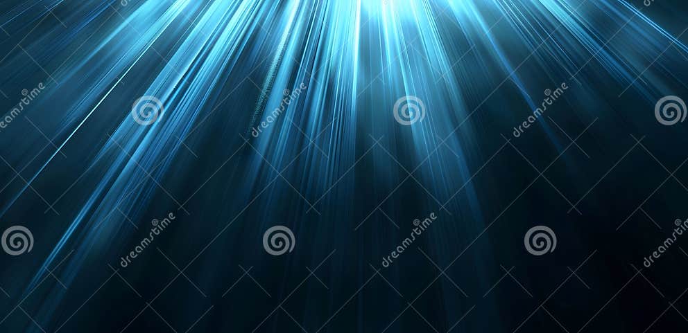 Abstract Blue Light Rays Gradient Background Stock Illustration ...