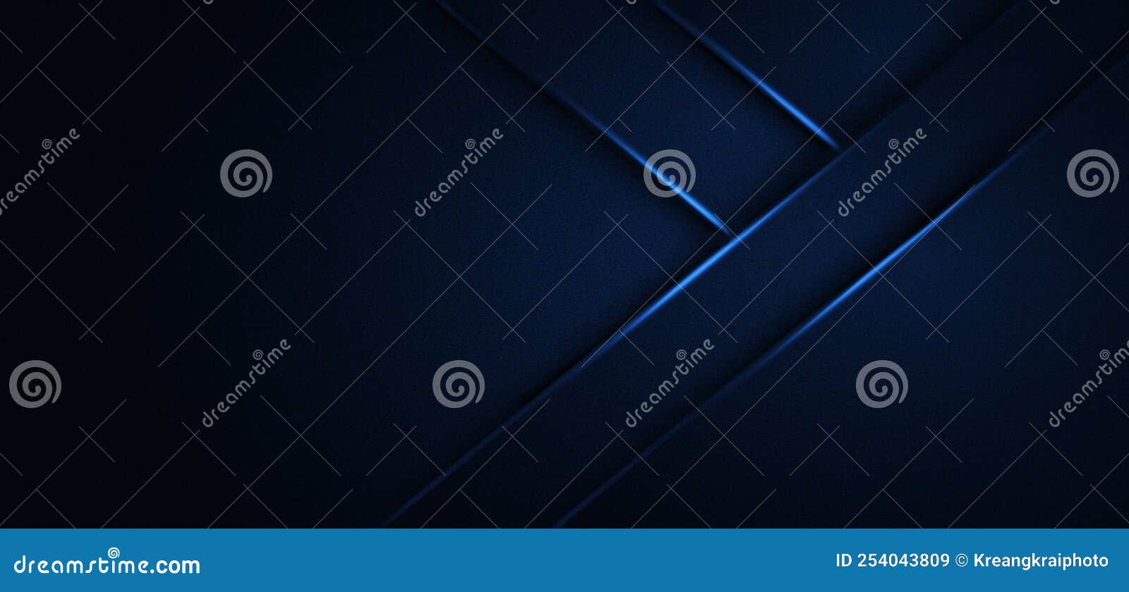 Abstract Blue Light Slash Banner Background Stock Illustration ...