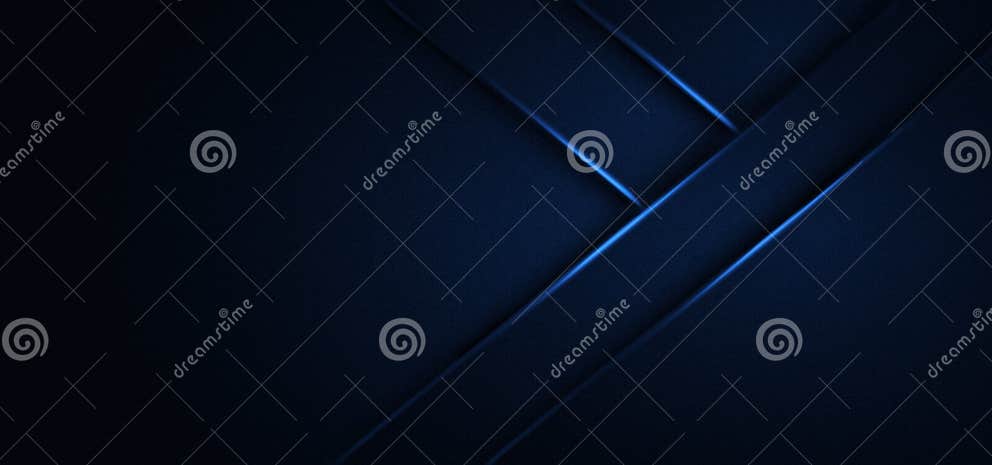 Abstract Blue Light Slash Banner Background Stock Illustration ...