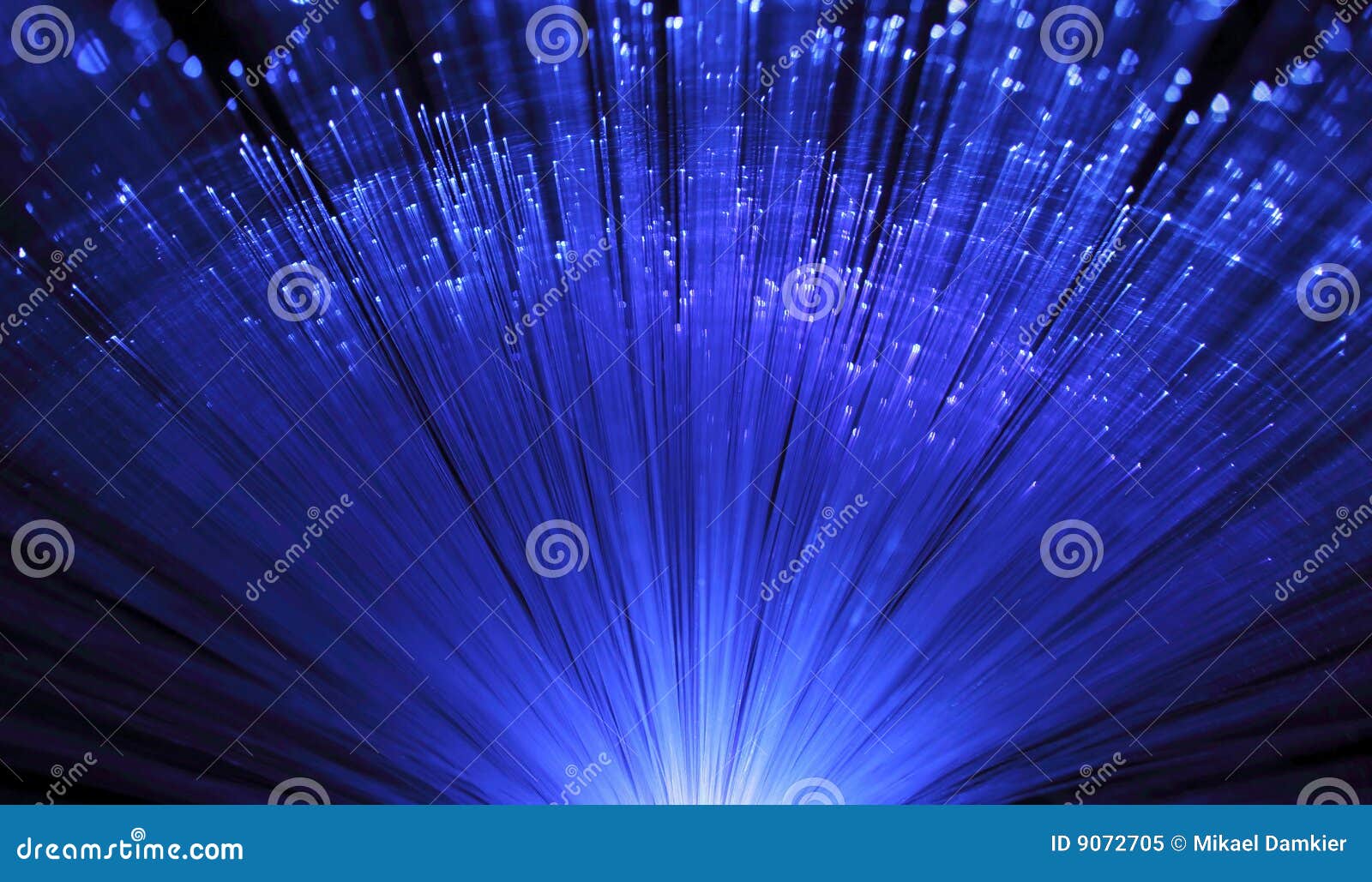 Abstract blue light source stock image. Image of luminosity - 9072705