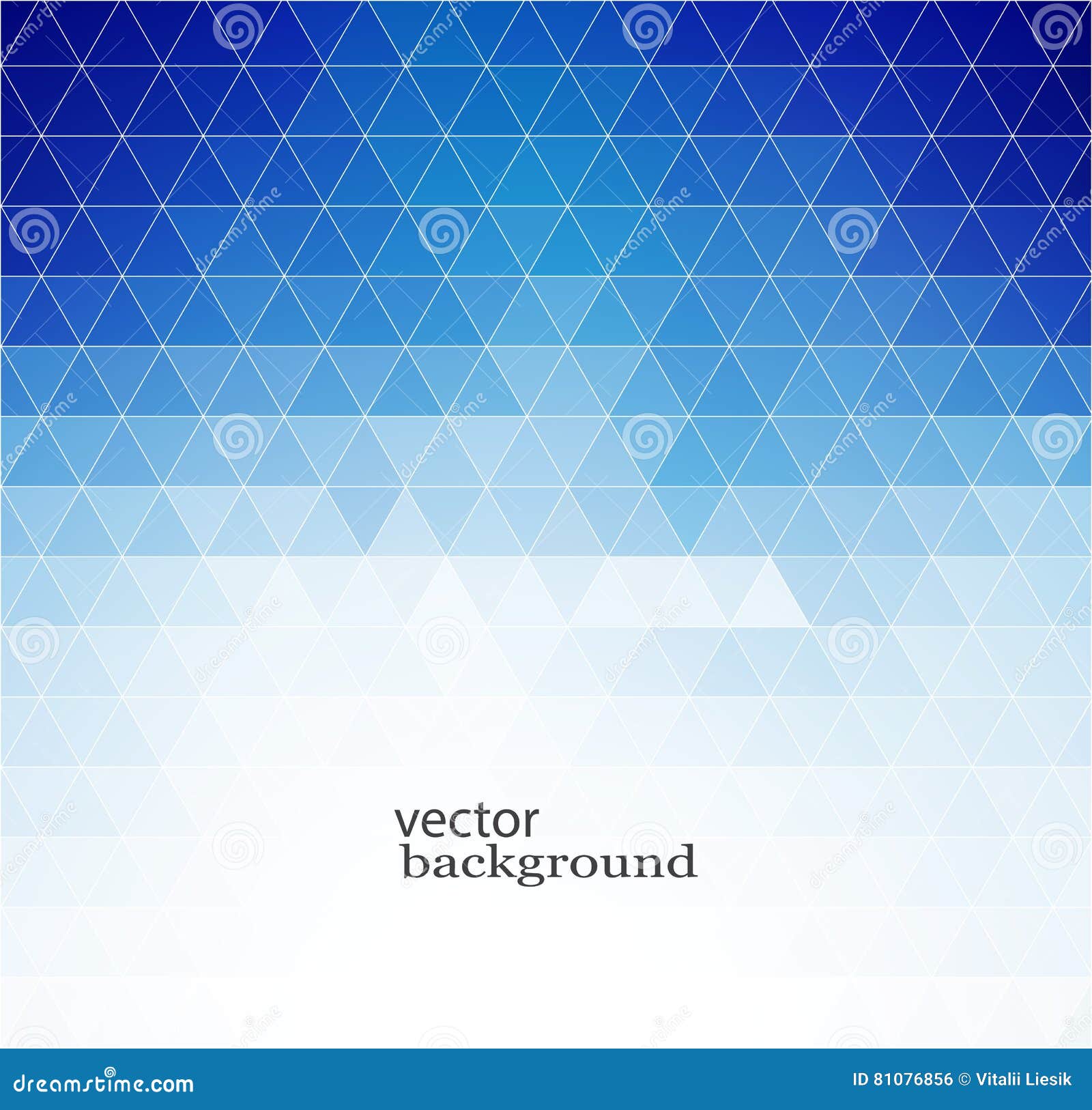 Abstract Blue Light Template Background Stock Vector - Illustration of ...