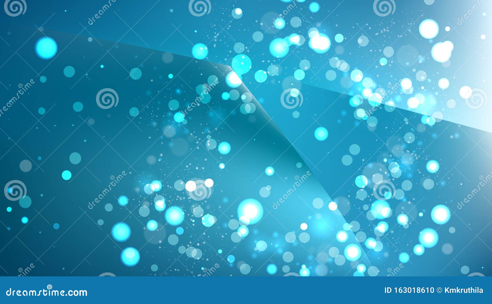 Abstract Blue Lights Background Design Stock Vector - Illustration of ...
