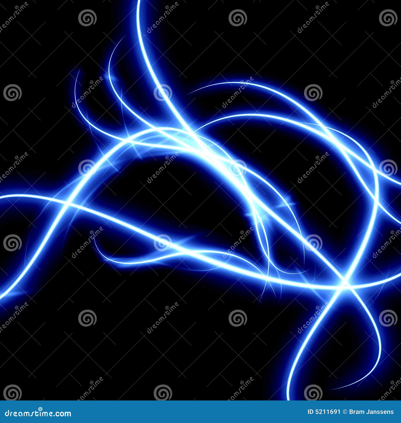Abstract blue line stock illustration. Illustration of design - 5211691