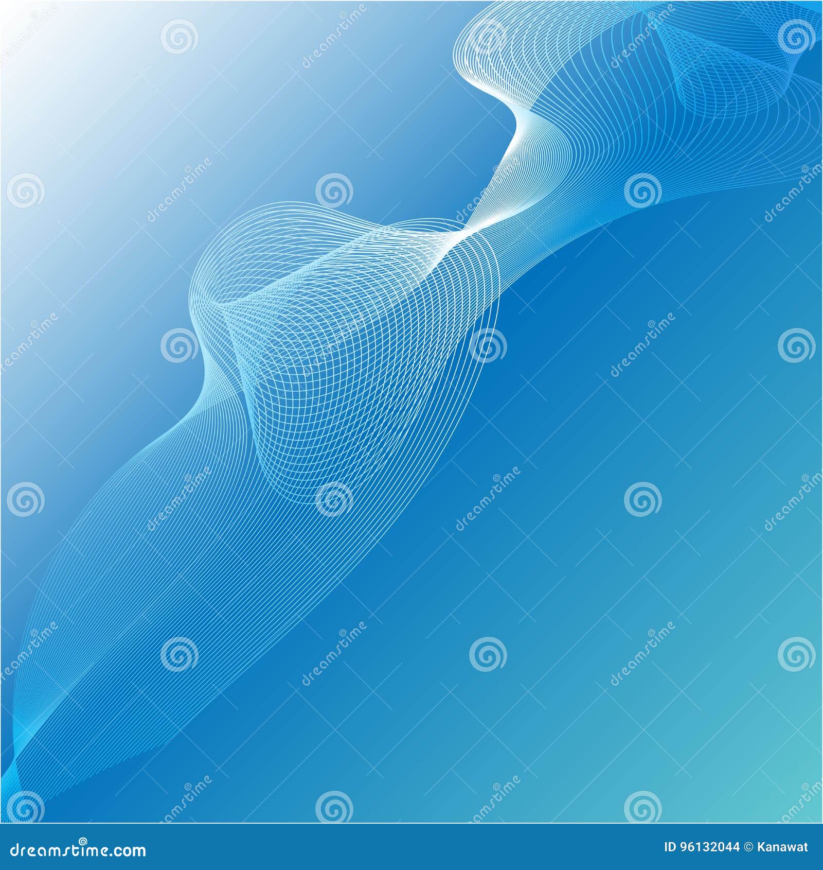 Abstract Blue Line Curve Vector Background Graphic Design Stock Vector ...