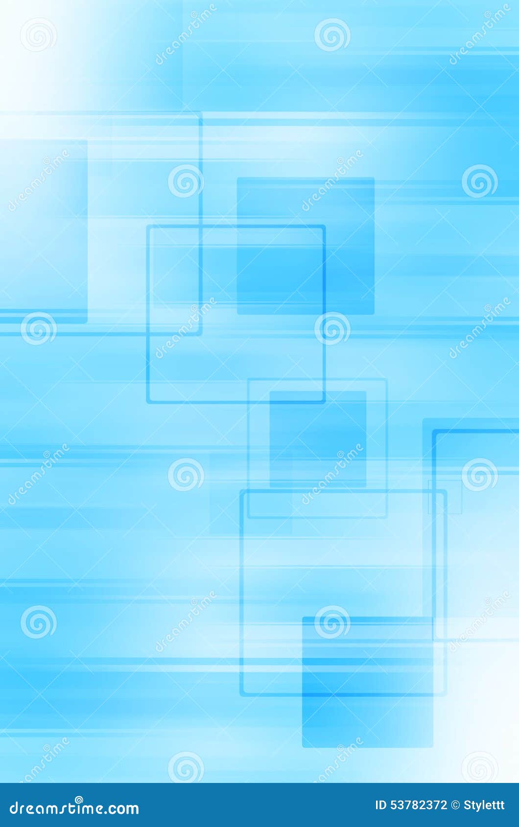 Abstract Blue Line and Square Background Stock Illustration ...