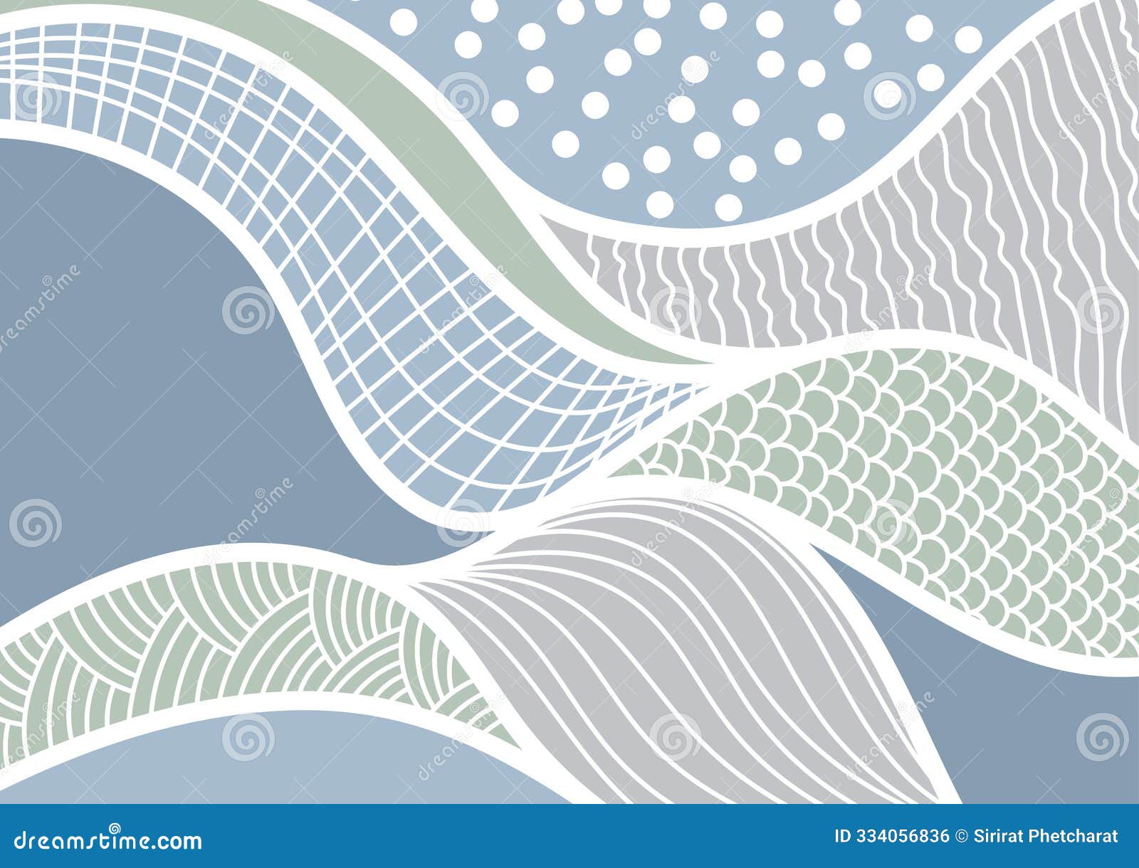 Abstract Blue Line Wave Modern Curve Background Stock Vector ...