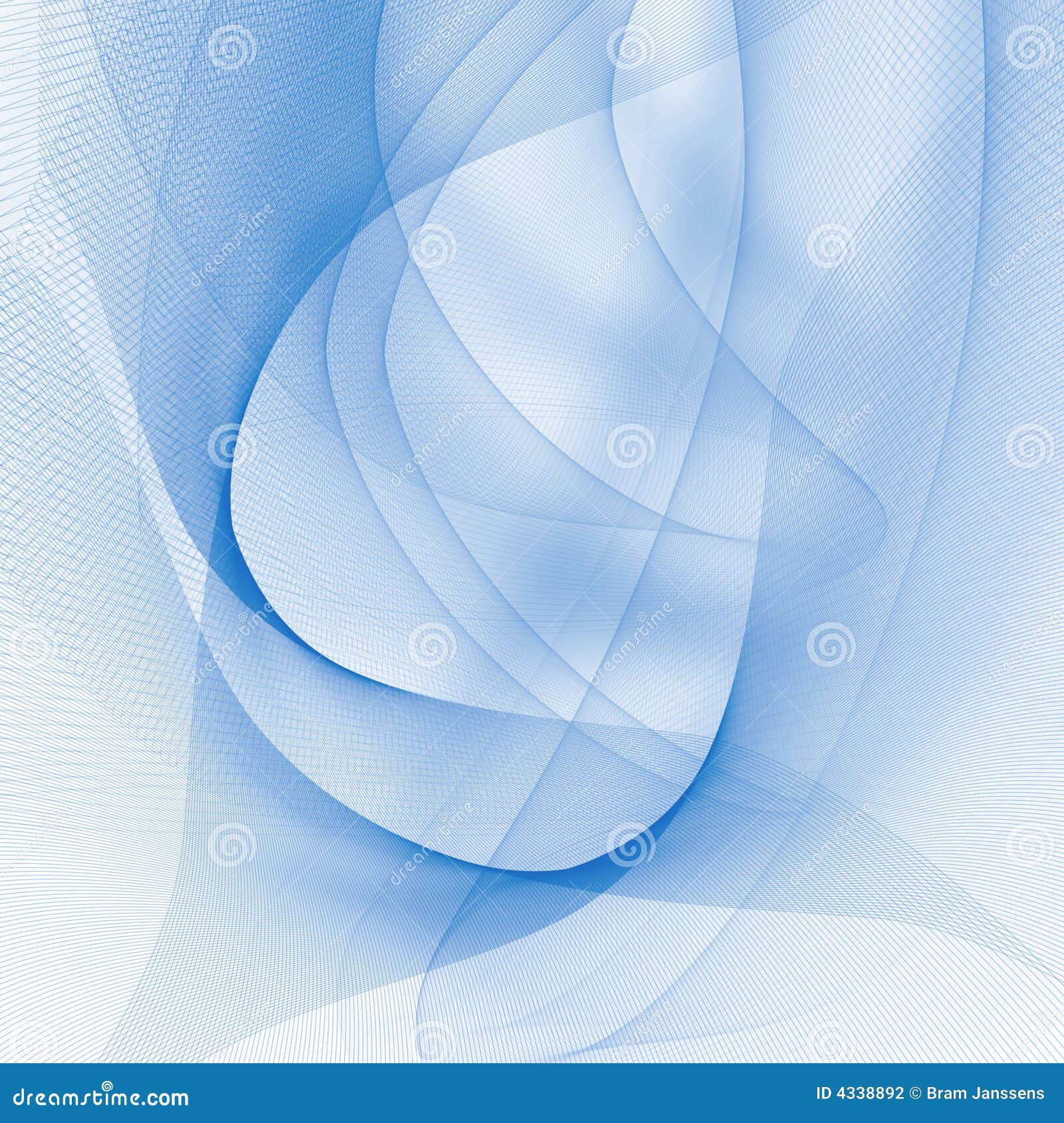 Abstract blue lines stock illustration. Illustration of layers - 4338892