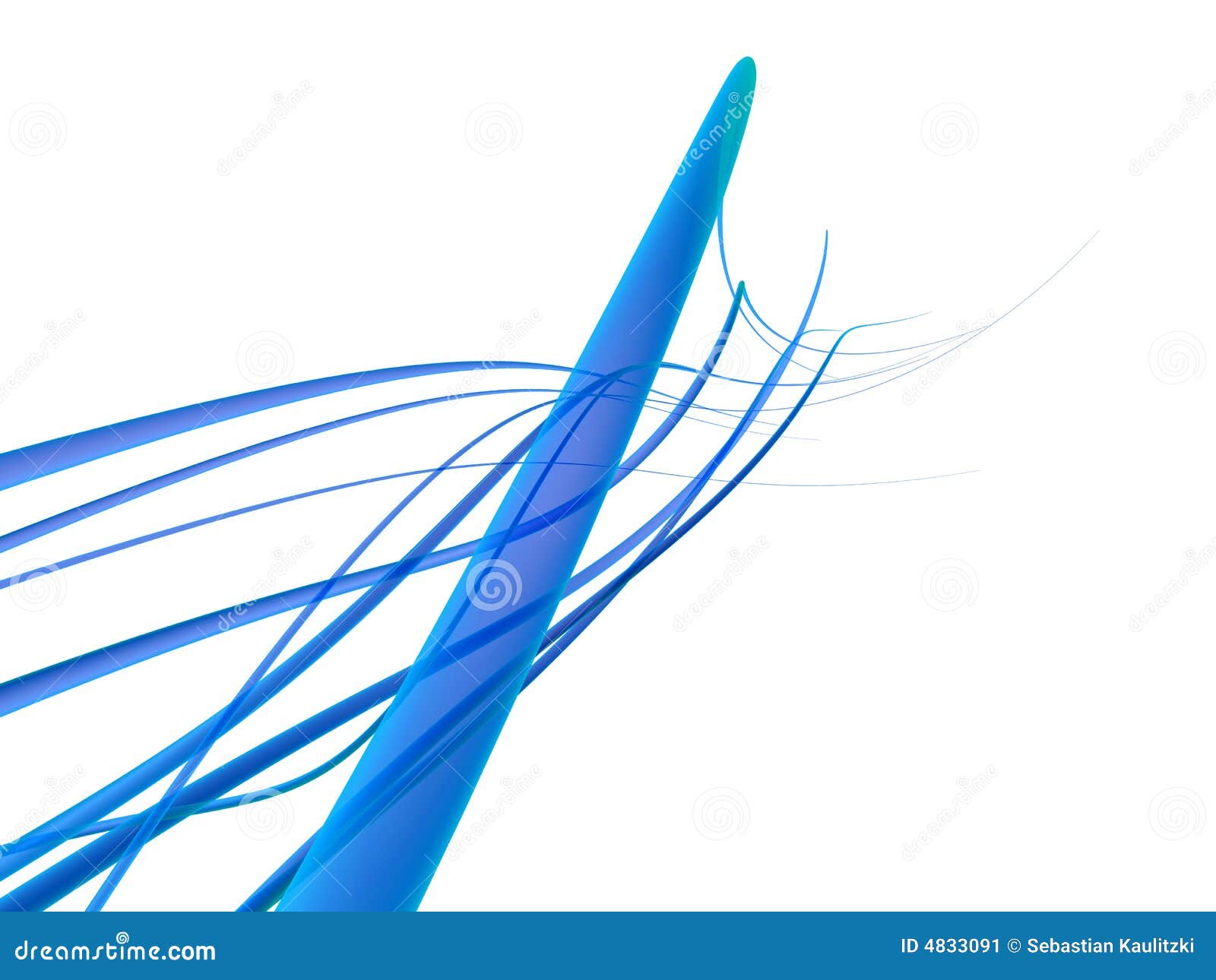 Abstract blue lines stock illustration. Illustration of compositions ...
