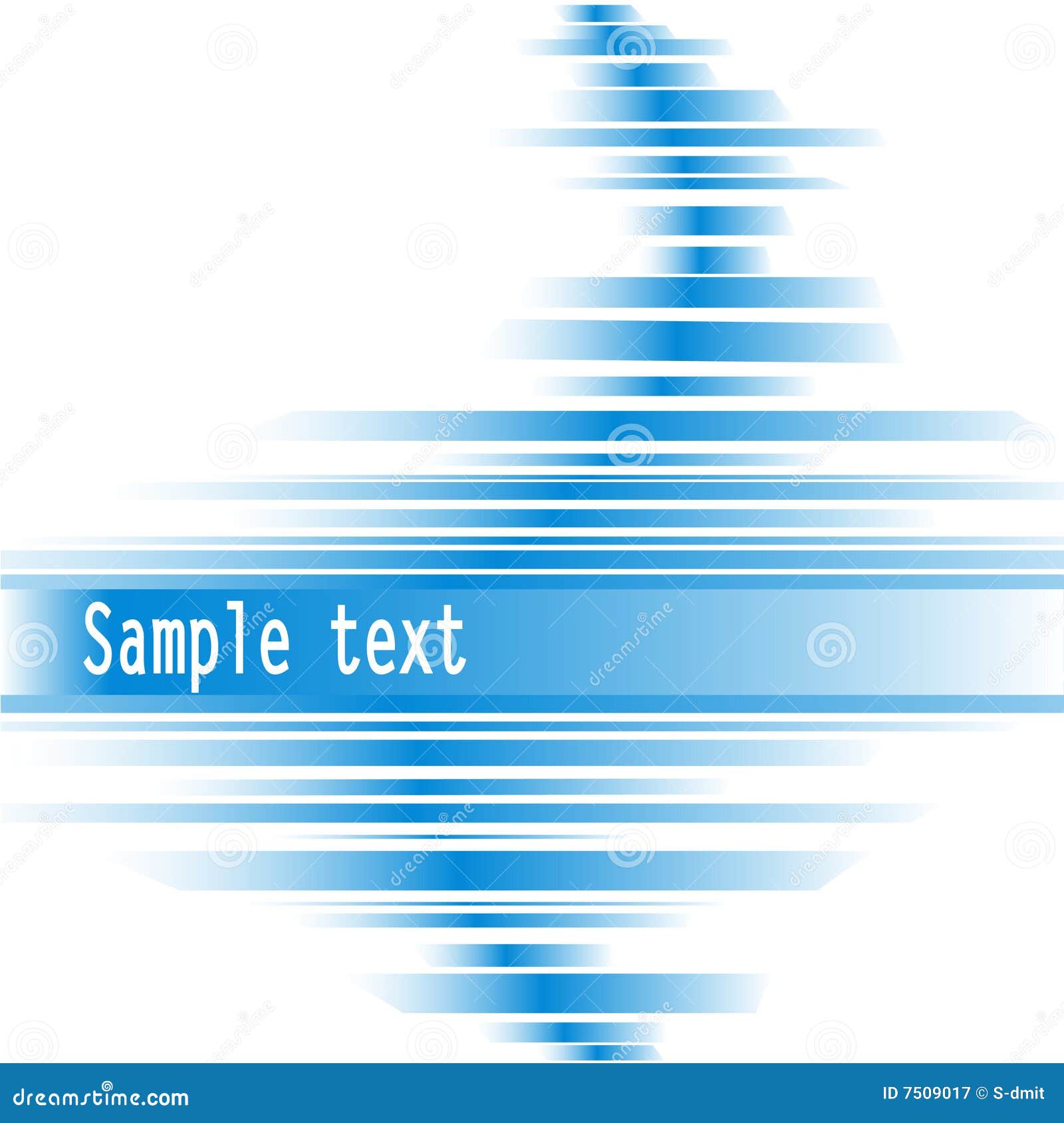 Abstract blue lines stock vector. Illustration of motion - 7509017