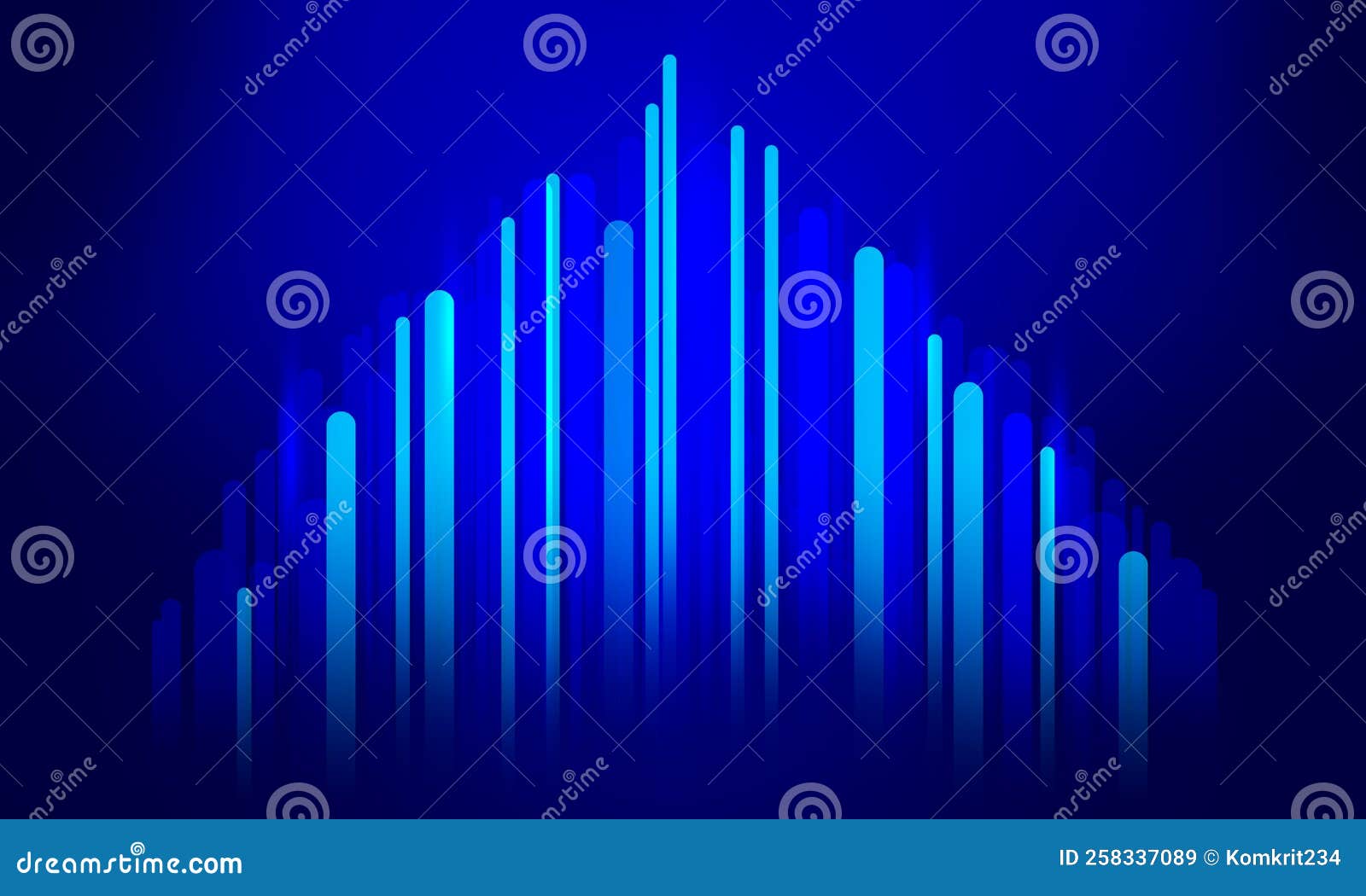 Abstract Blue Lines with Shine Light Technology Background Stock ...
