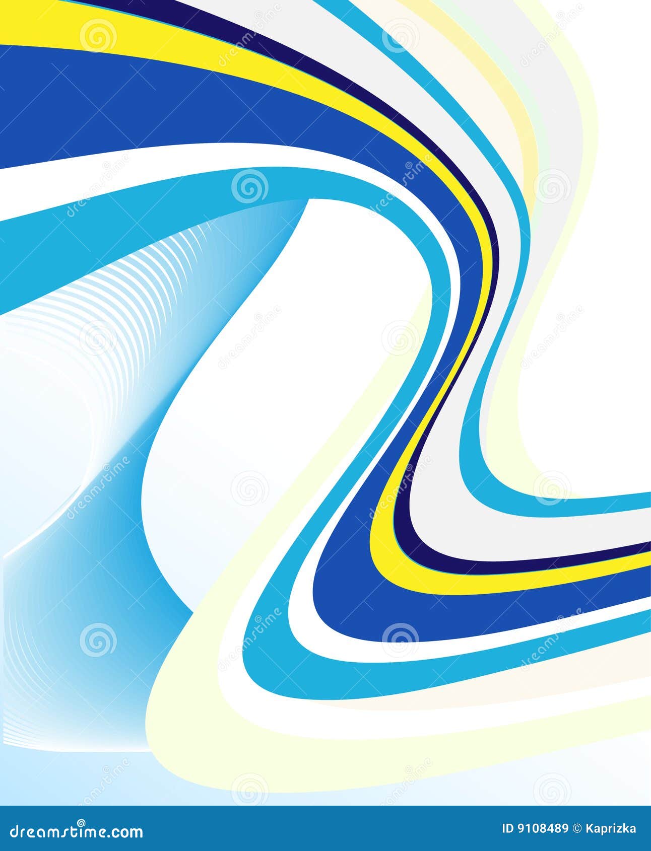 Abstract Blue Lines Template Stock Vector - Illustration of expression ...