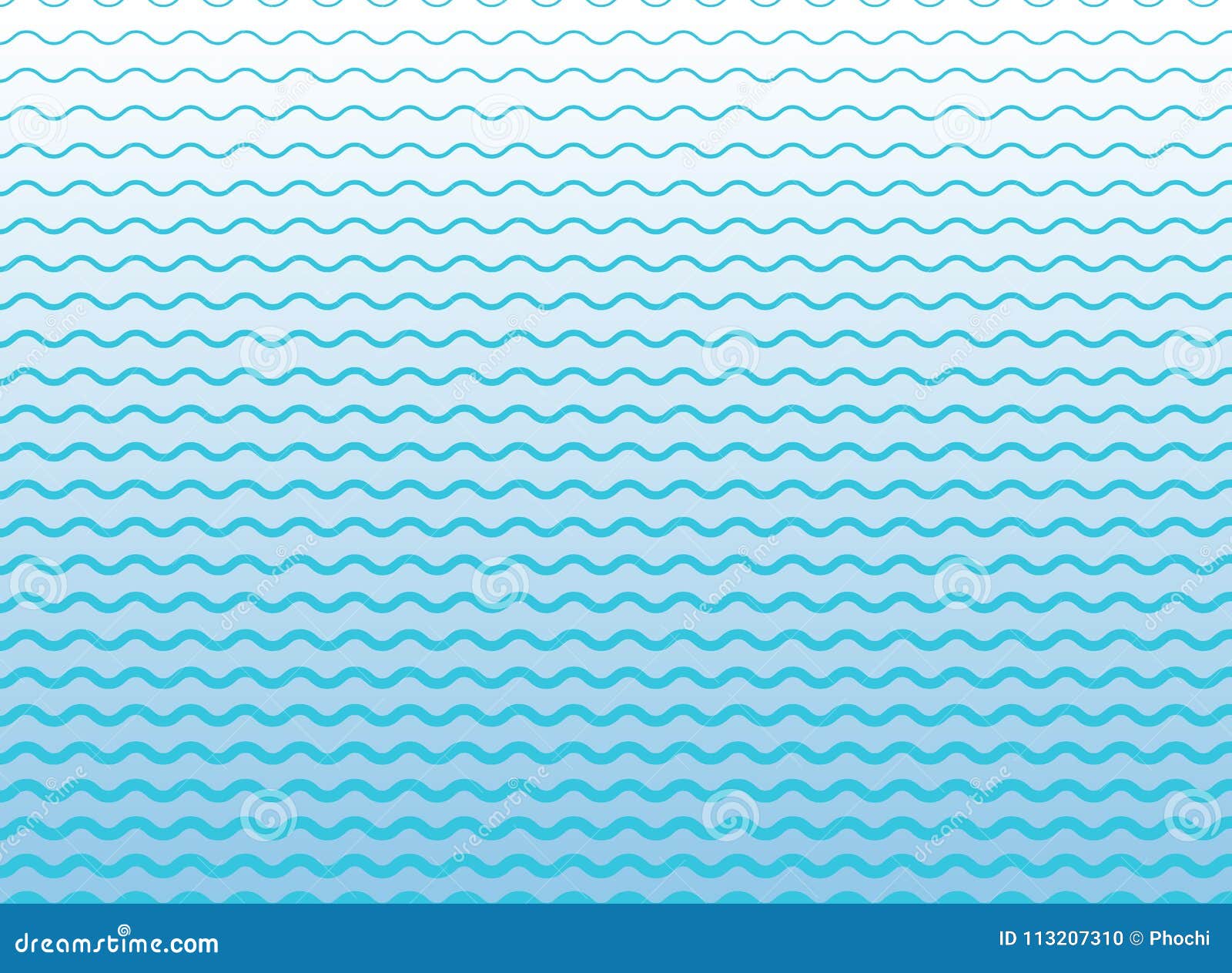Abstract Blue Lines Wave, Wavy Stripes Pattern, Rough Surface Stock ...