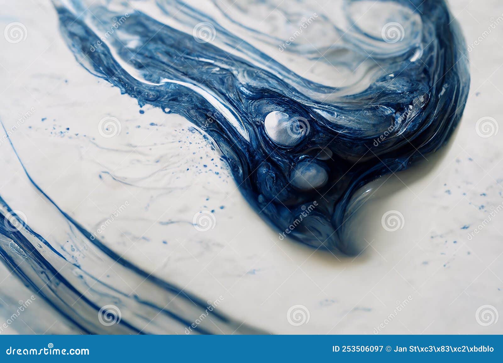 An Abstract Blue Liquid Background Stock Image - Image of drink, clear ...