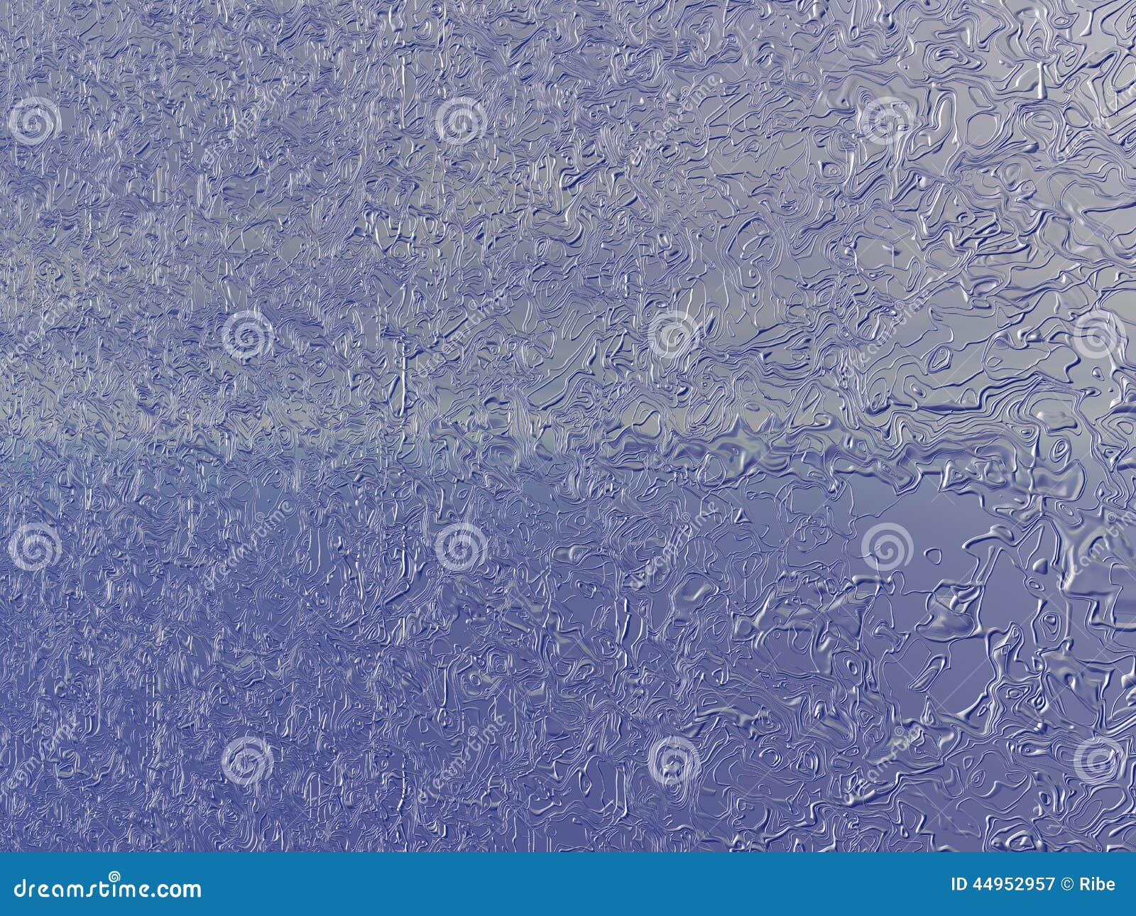 Abstract Blue Liquid Metal Background Stock Illustration - Illustration ...