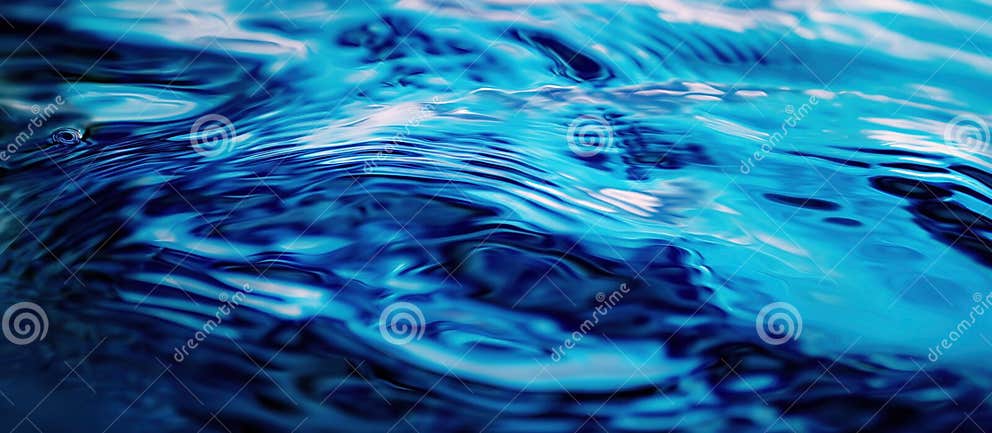 Abstract Blue Liquid Texture Stock Illustration - Illustration of ...