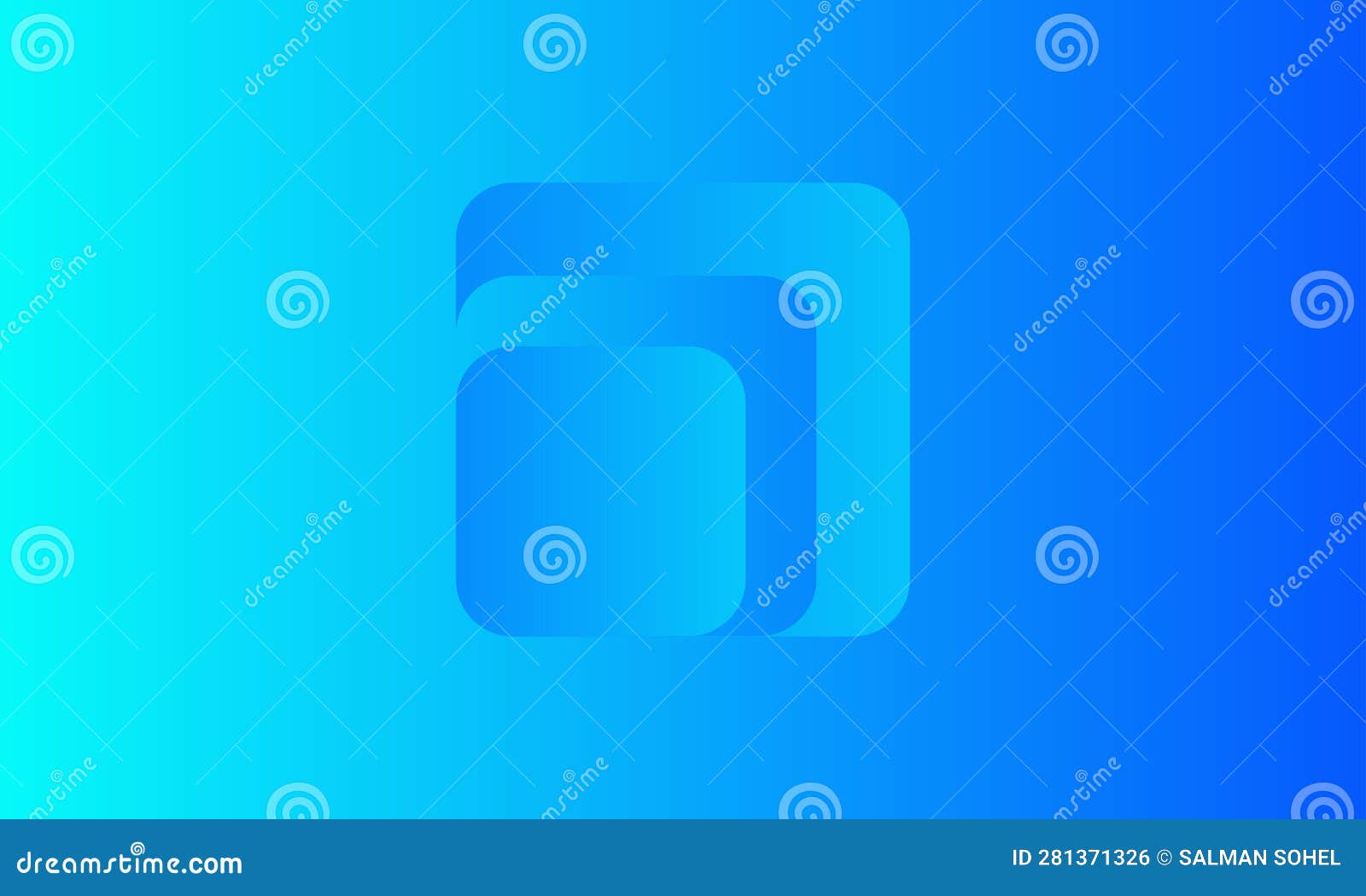 Abstract Blue Logo Symbol Icon Shape Design Stock Illustration ...
