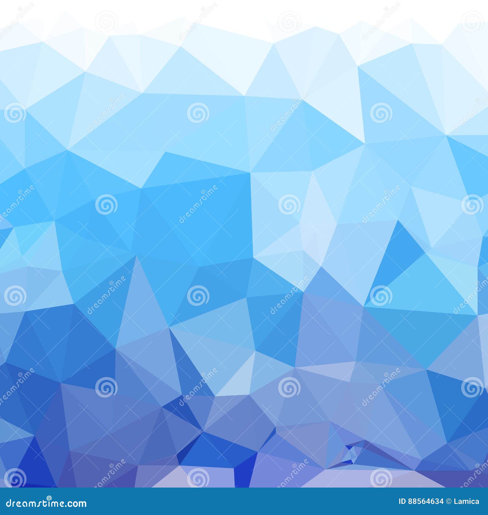 Abstract Blue Low Poly Background Stock Illustration - Illustration of ...