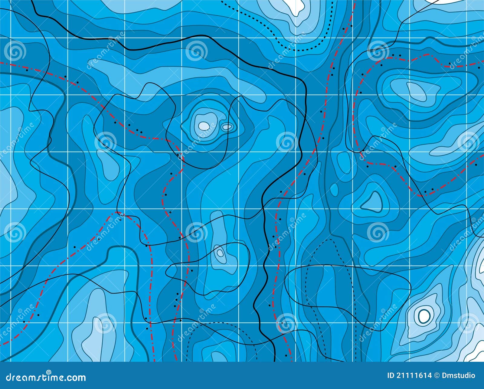 Abstract blue map stock vector. Illustration of pattern - 21111614