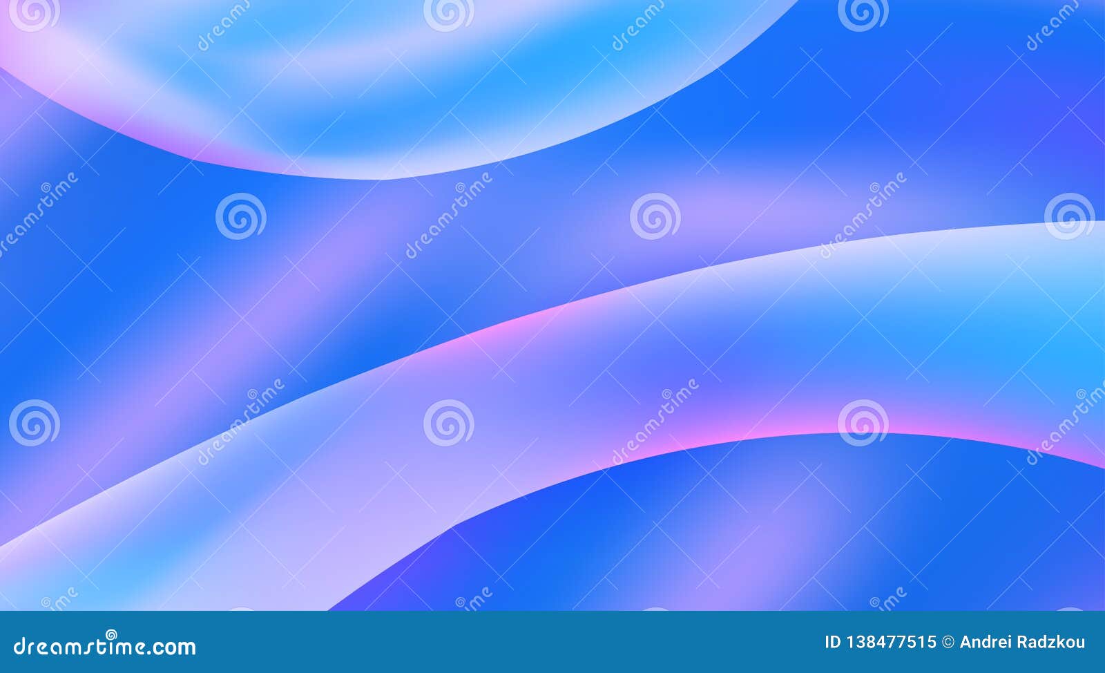 Abstract Blue and Mauve Gradient Background with Smooth Shapes. Vector ...