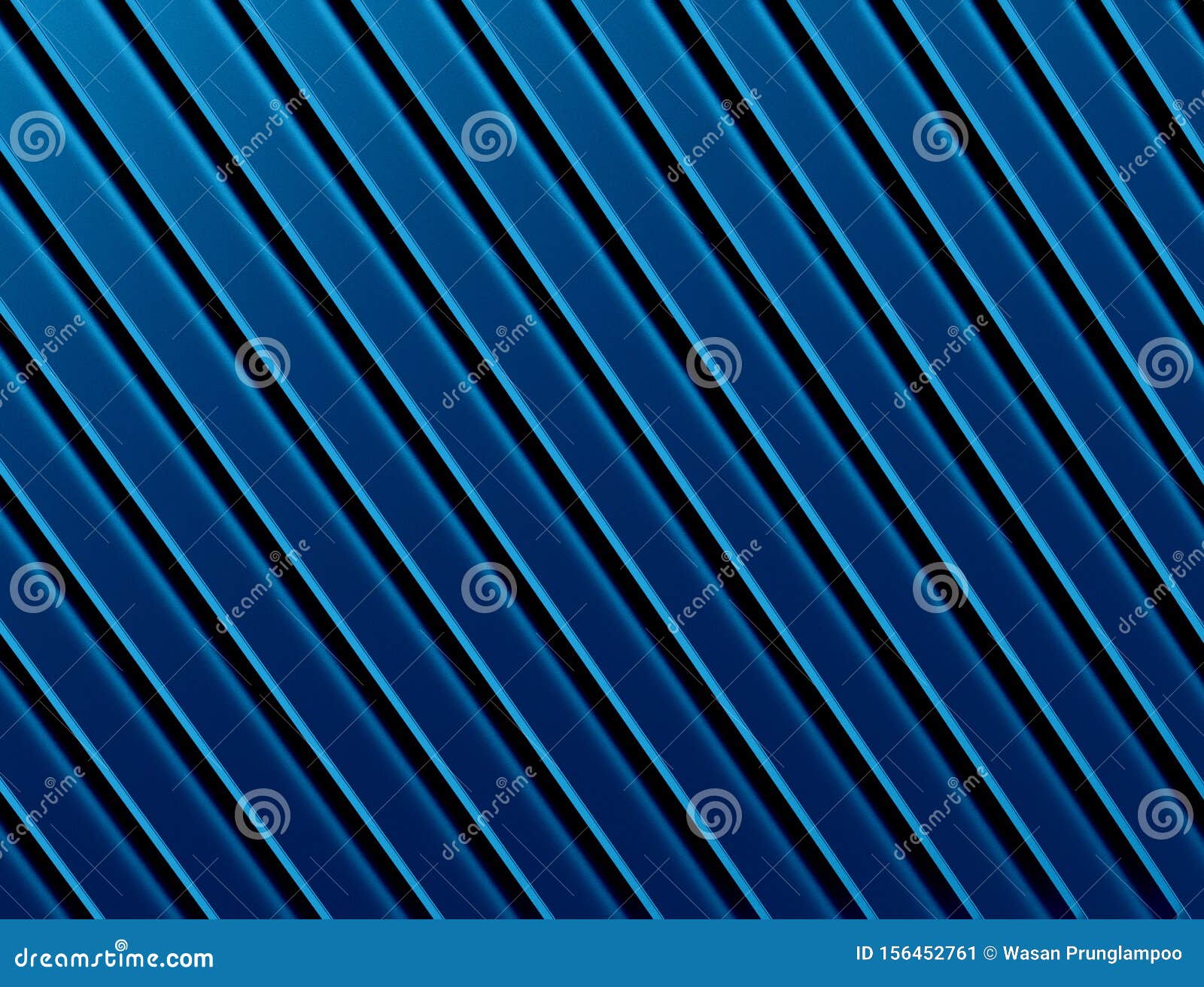 The Abstract Blue Metal Pattern Background. 3D Illustration Stock ...