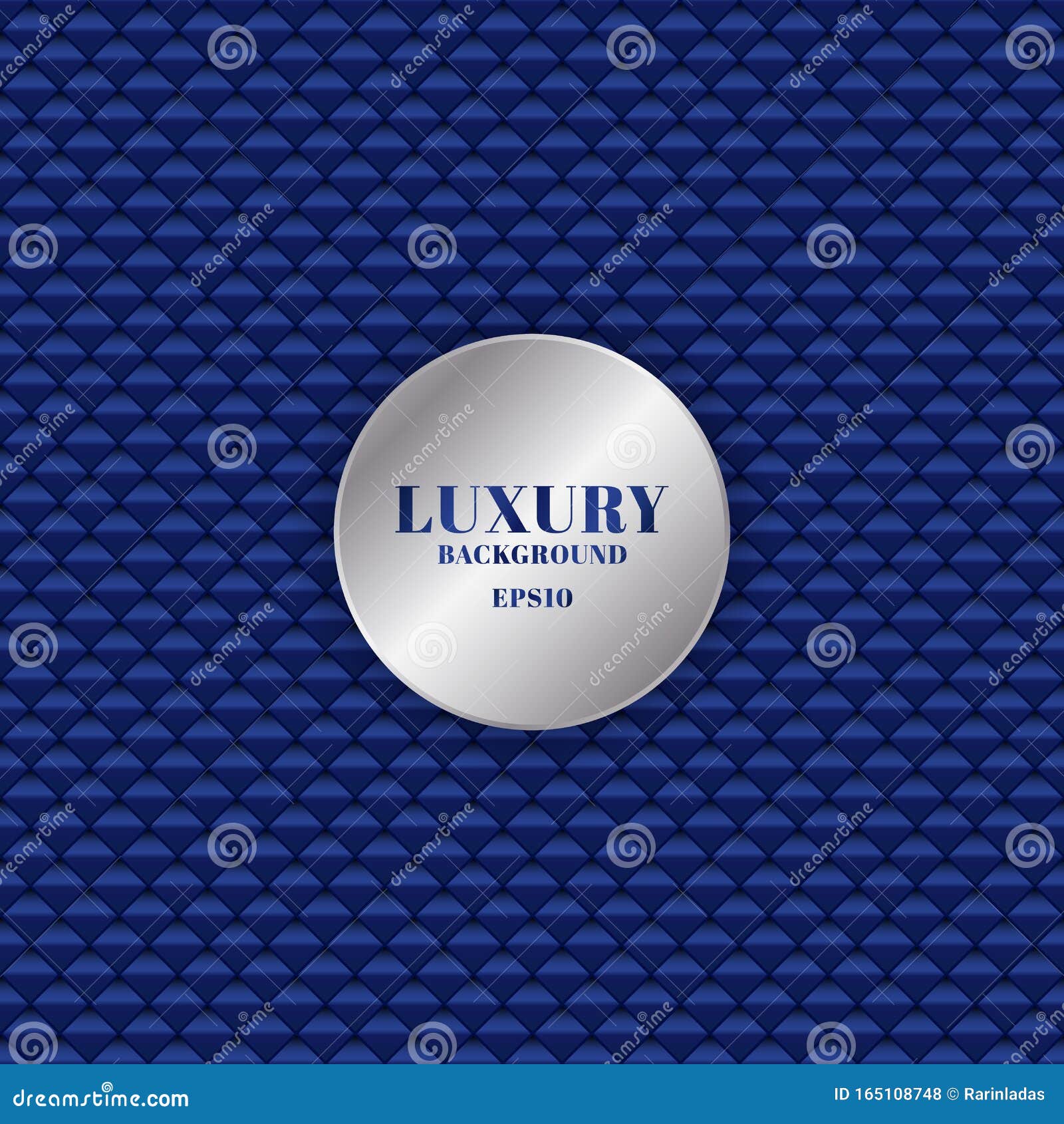 Abstract Blue Metallic Square Mesh Pattern Background and Texture with ...