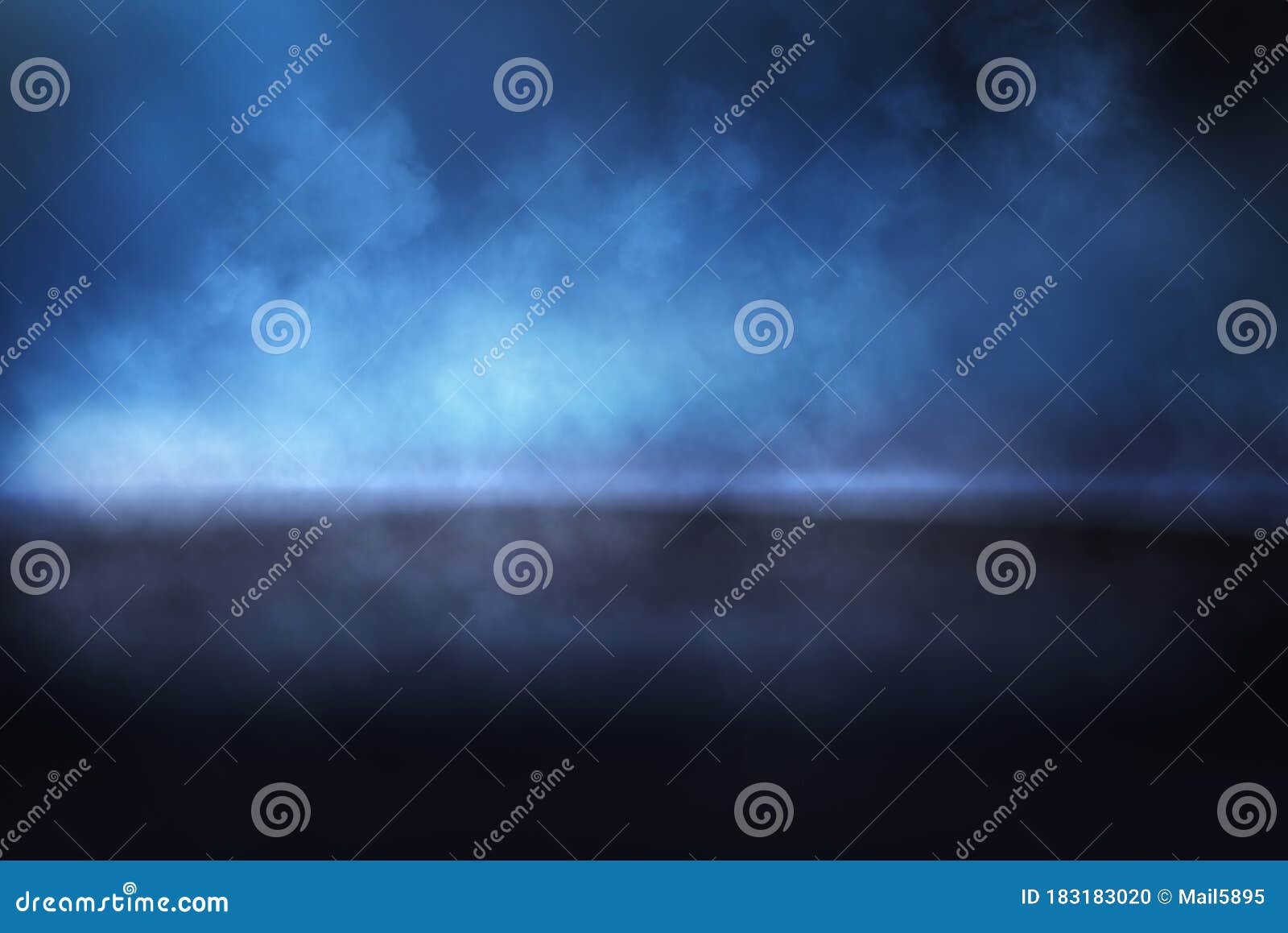 Abstract Blue Mist Background Stock Illustration - Illustration of beam ...