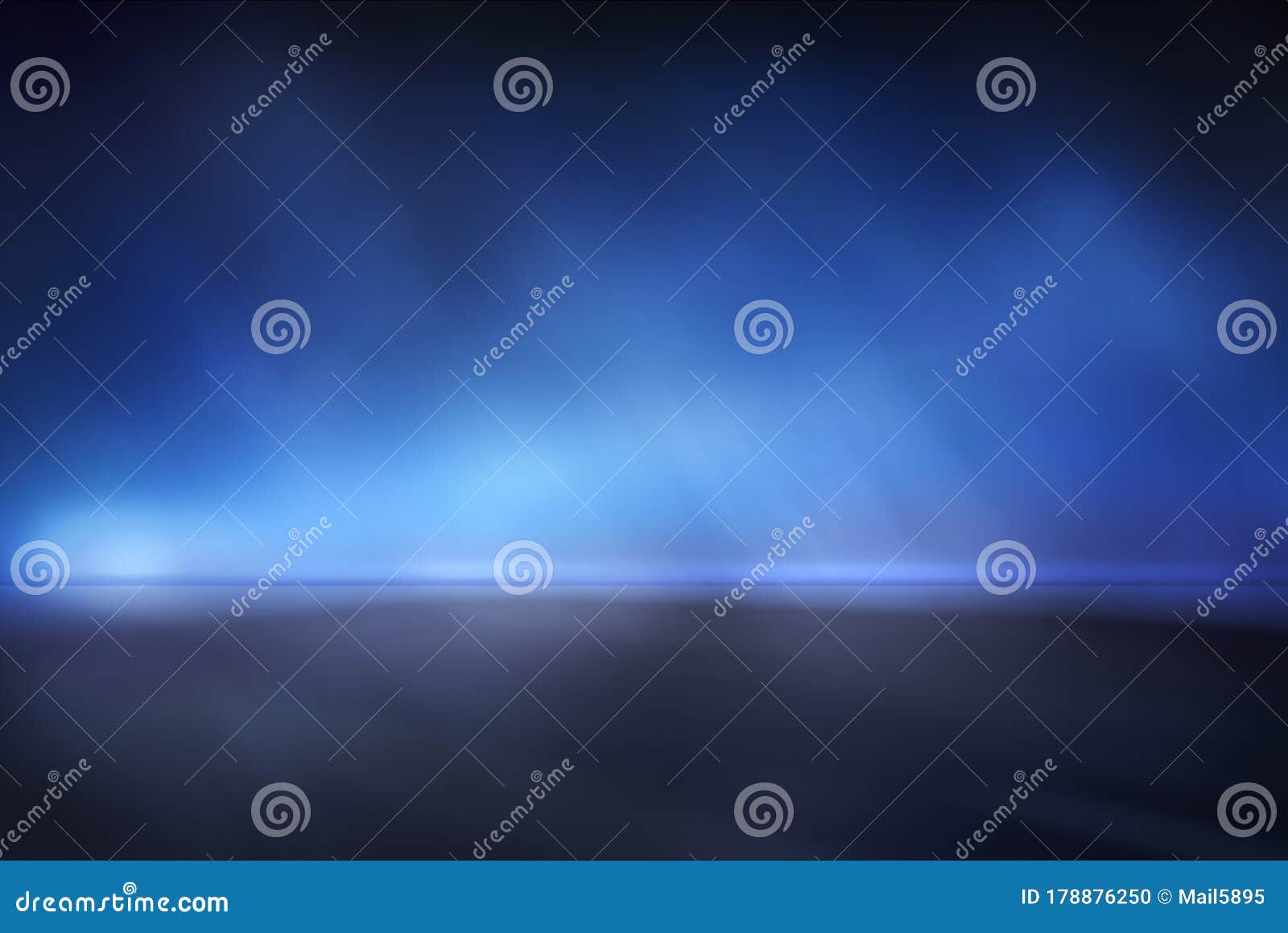 Abstract Blue Mist Studio Background. Stock Illustration - Illustration ...