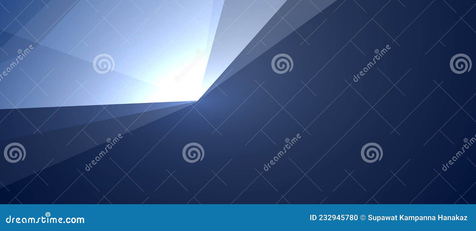 Abstract Blue Modern Shapes. Postcard Stock Illustration - Illustration ...