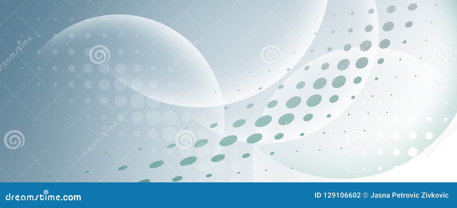 Abstract Blue Modern Technology Background with Halftone Effect. Light ...