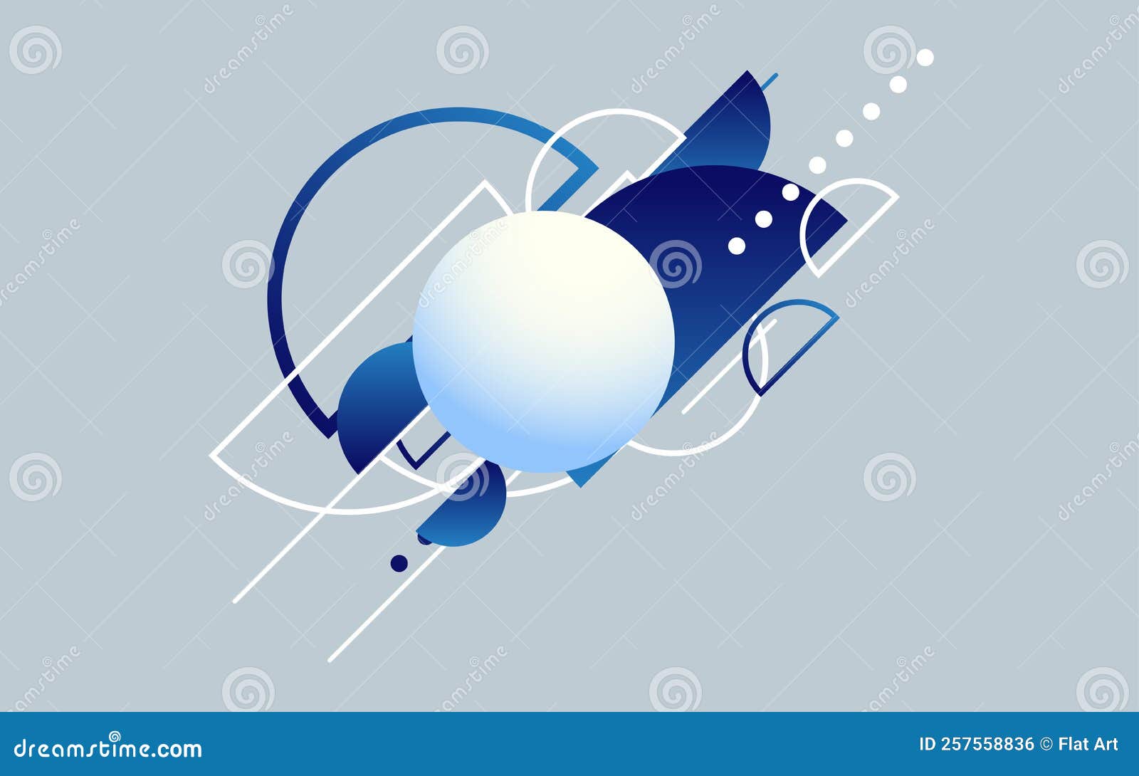 Abstract Blue Modern Technology Background. Vector Illustration Stock ...