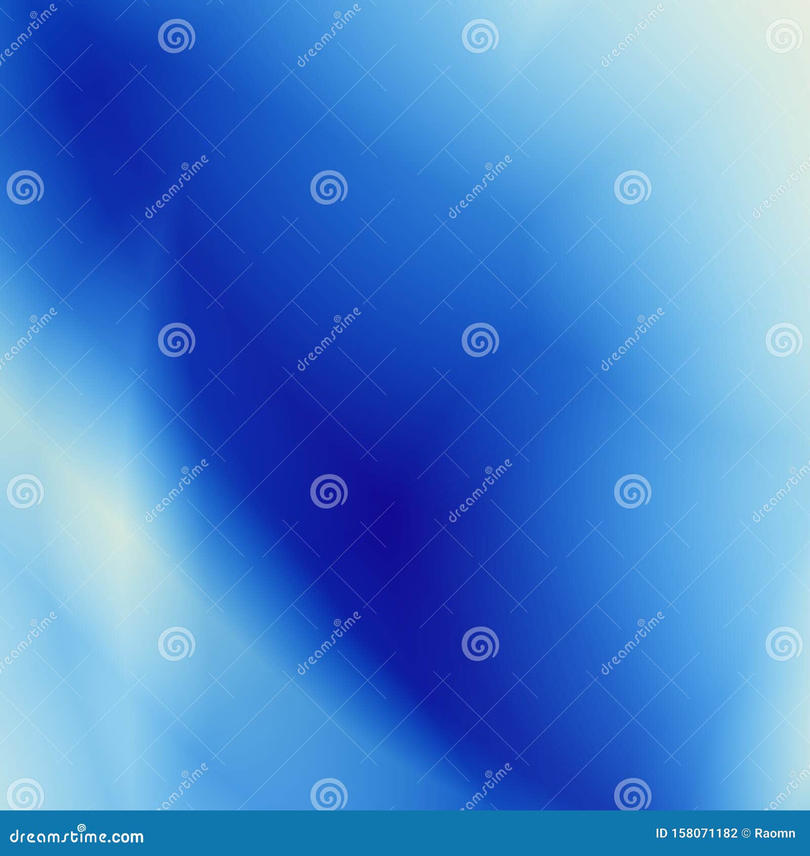 Abstract Blue Moon Abstract Wave Deep Illustration Stock Illustration ...