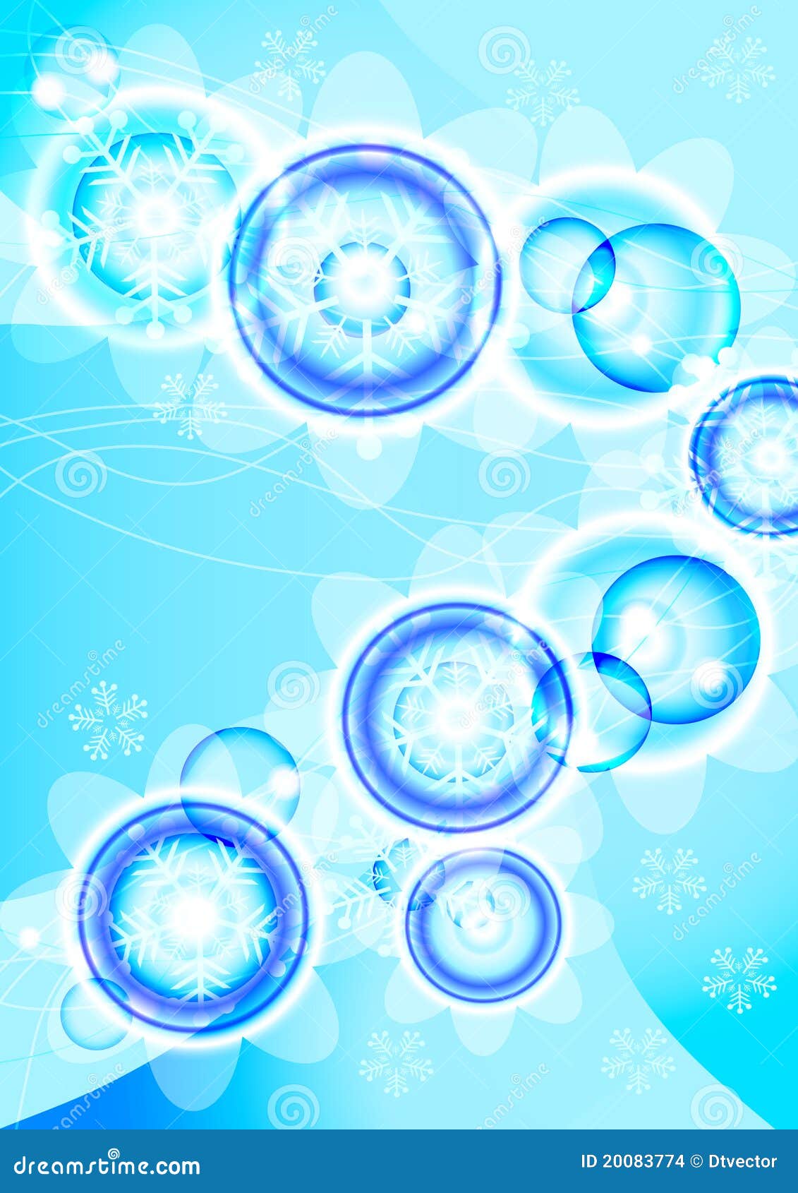 Abstract Blue Neon Bubbles_eps Stock Vector - Illustration of concept ...