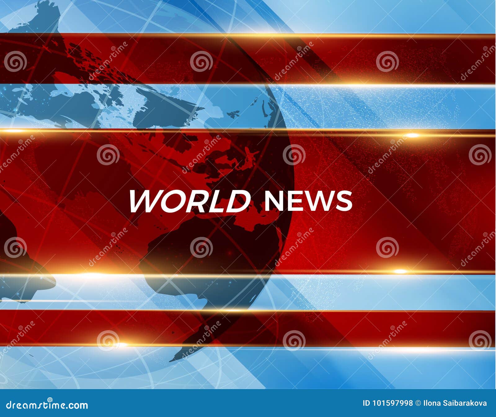 Abstract Blue News Vector Background Stock Vector - Illustration of ...