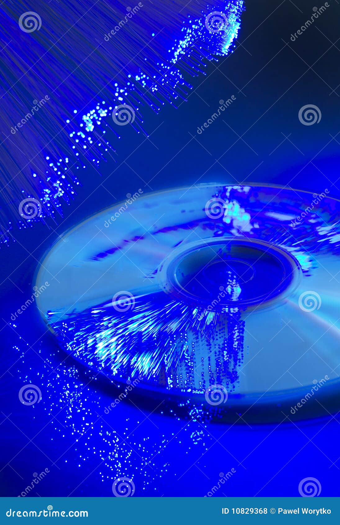 Abstract Blue Optic Fibre Background Stock Illustration - Illustration ...