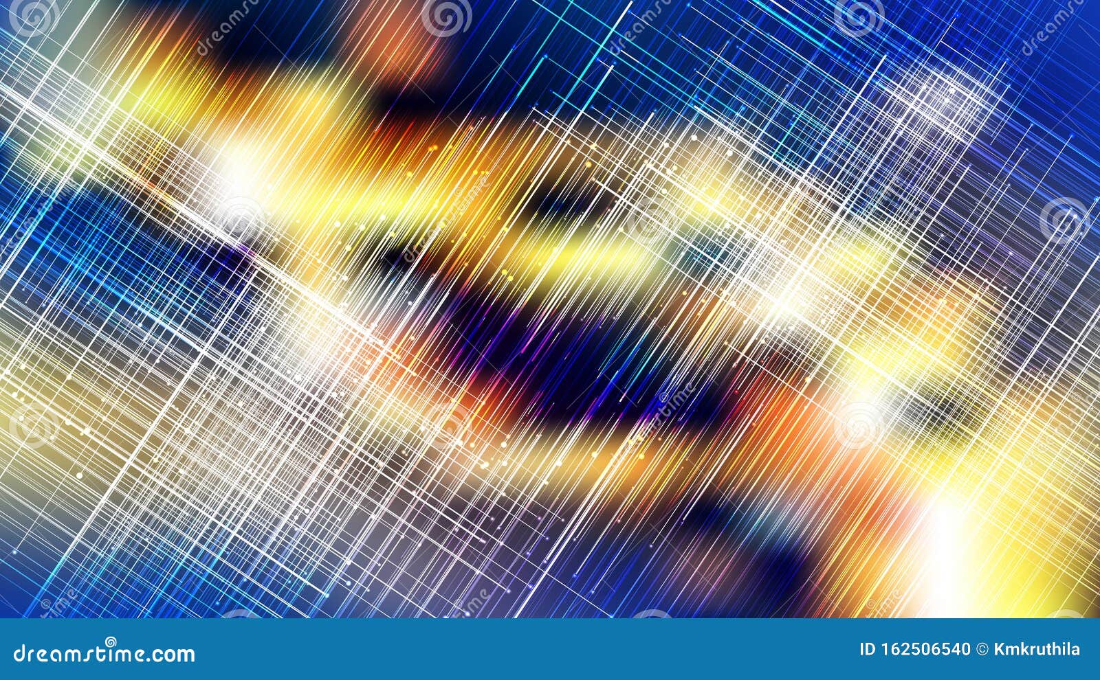 Black Intersecting Straight Lines On An Emerald Background. Cartoon ...