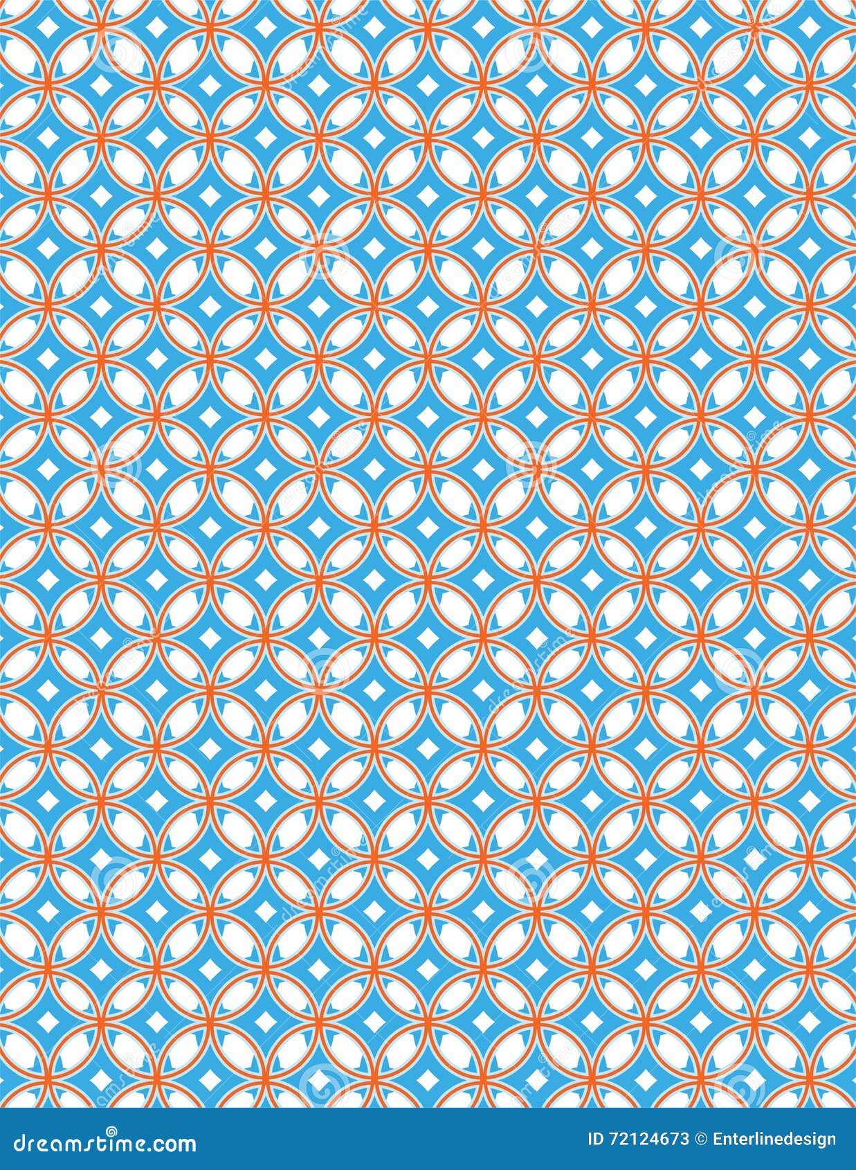 Abstract Blue and Orange Pattern Background Stock Vector - Illustration ...