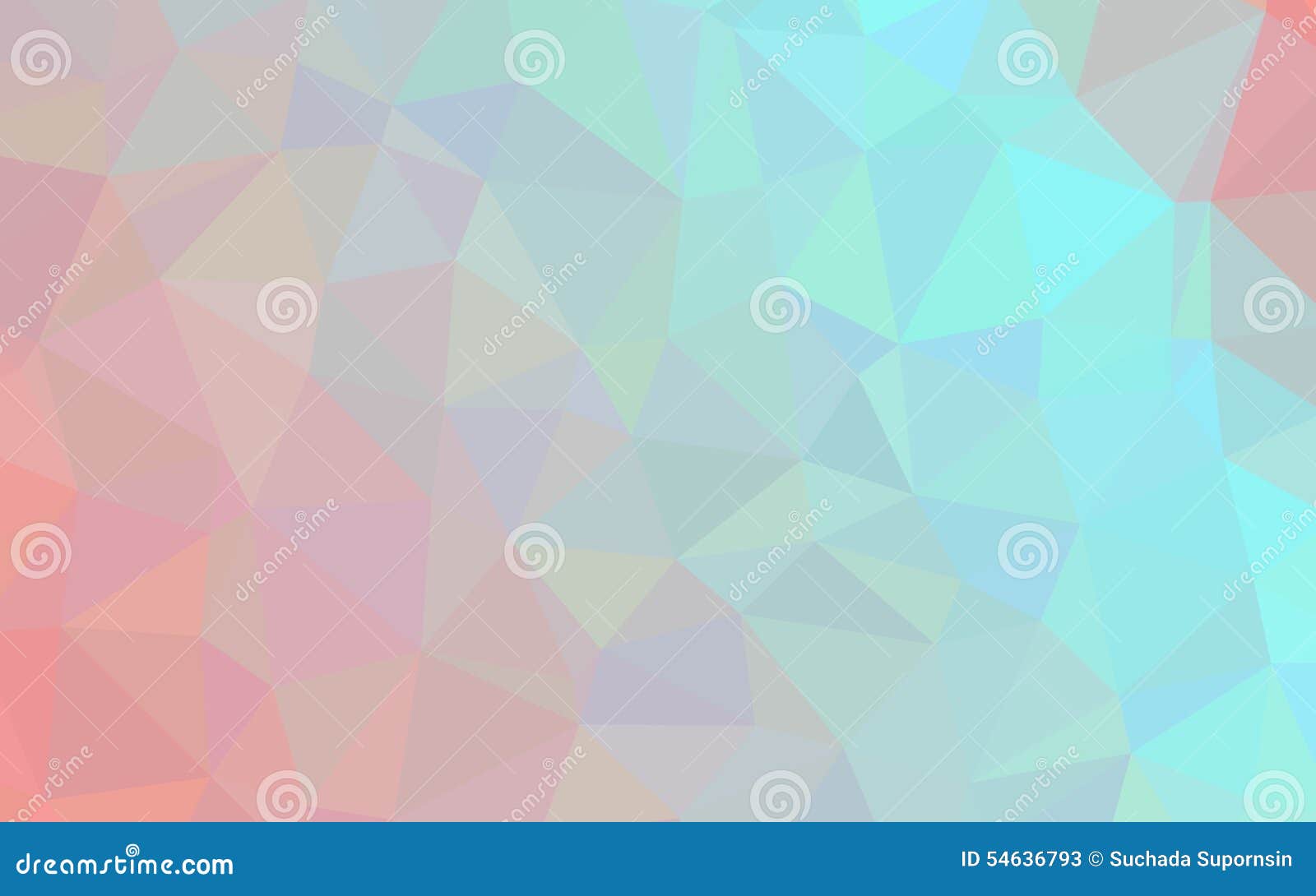 Abstract Blue Orange Polygon Pattern Wallpaper Stock Illustration ...
