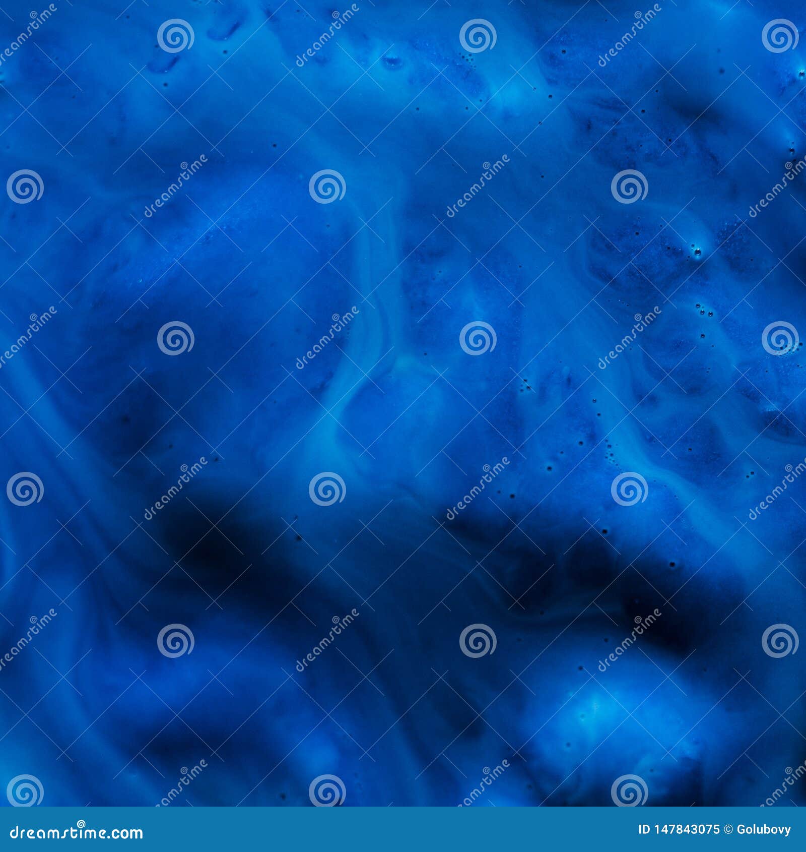 Abstract Blue Paint Background Color Fluid Flowing Stock Image - Image ...