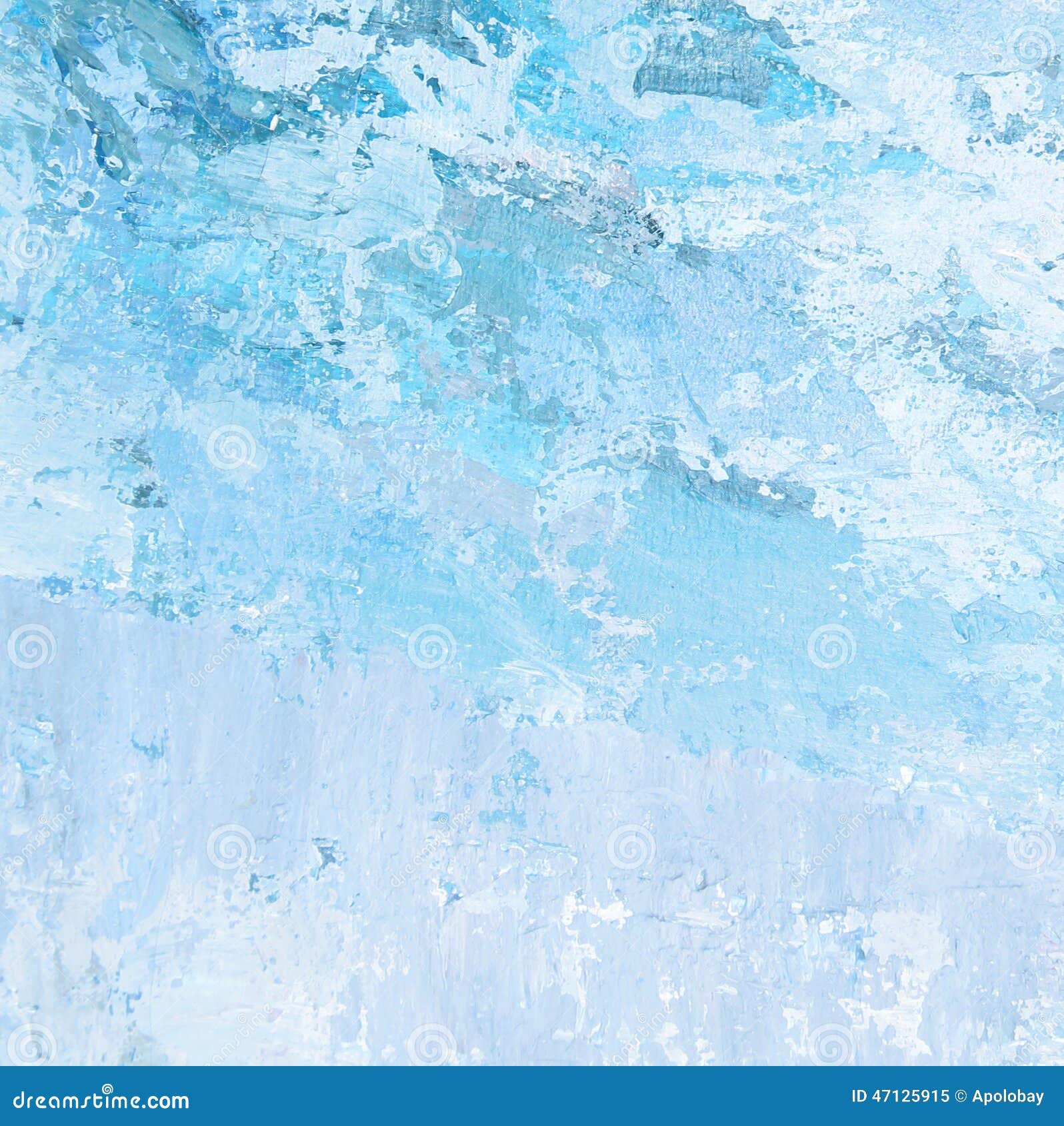 Abstract Blue Painted Background Stock Image - Image of creative, blue ...