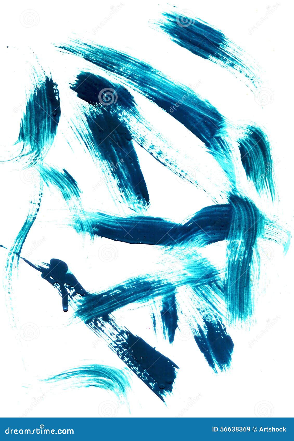 Abstract Blue Painted Texture Stock Illustration - Illustration of ...