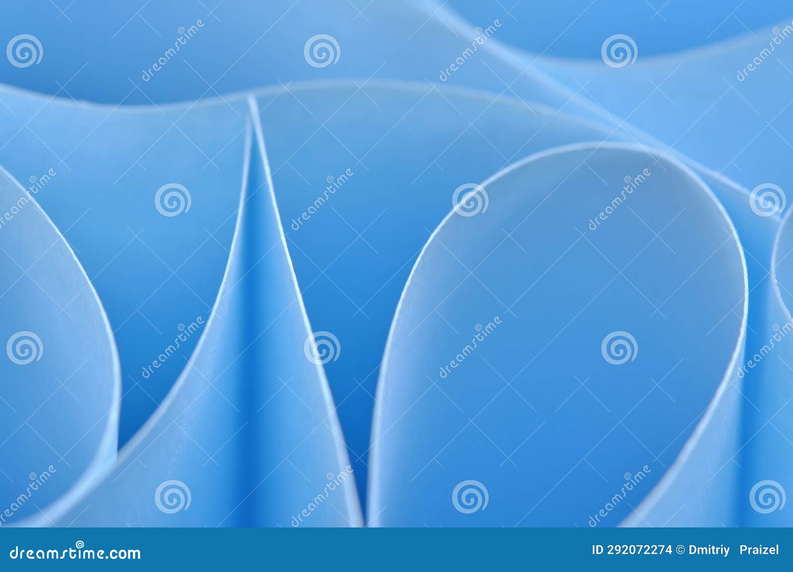 Abstract, Blue Paper Background with Smooth Lines. Stock Photo - Image ...