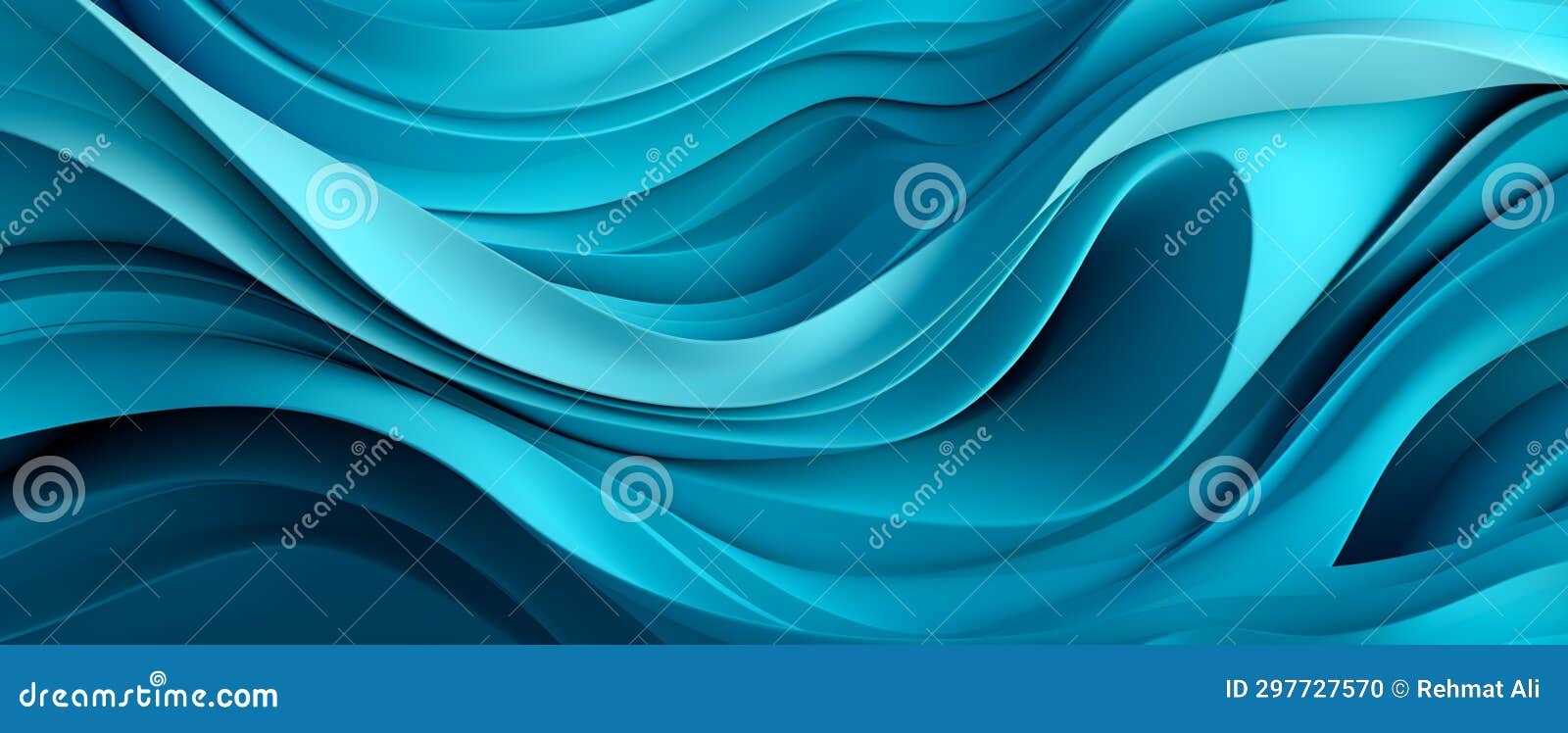 Abstract Blue Paper Effect Background Stock Illustration - Illustration ...
