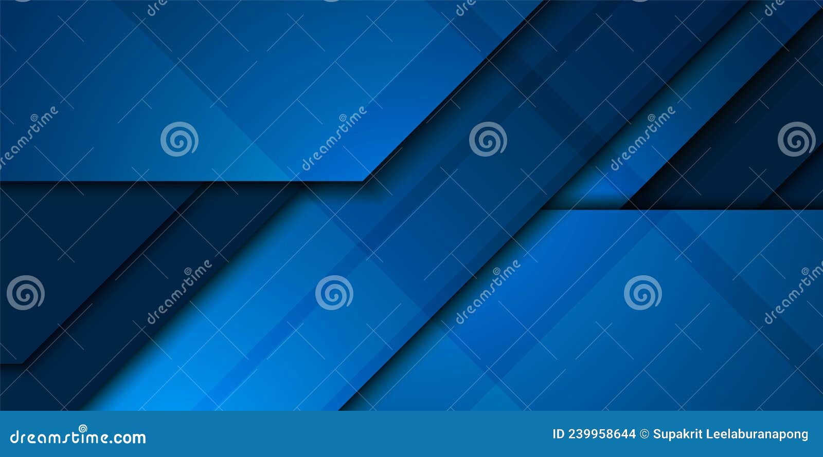 Abstract Blue Paper Overlapping Background. Stock Vector - Illustration ...