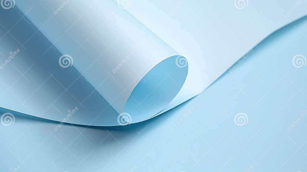 Abstract Blue Paper Roll stock illustration. Illustration of modern ...
