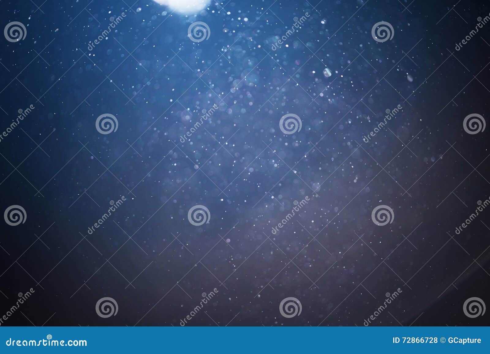 Abstract Blue Particles Background Natural Bokeh Stock Photo - Image of ...