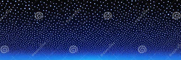 Abstract Blue Particles Falling from Space Creating a Soft Gradient ...