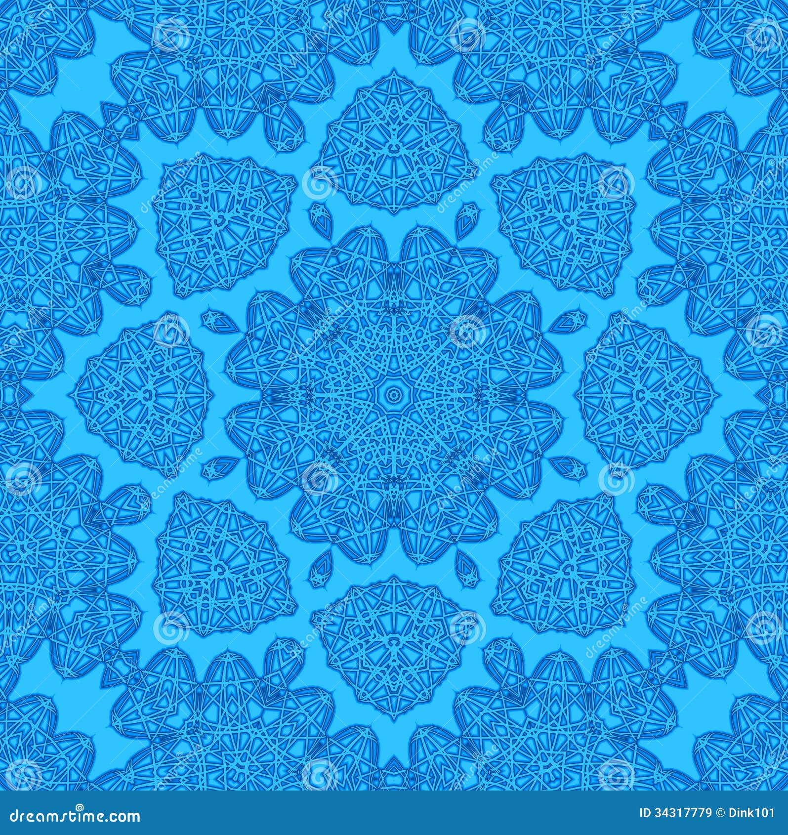 Abstract blue pattern stock illustration. Illustration of design - 34317779